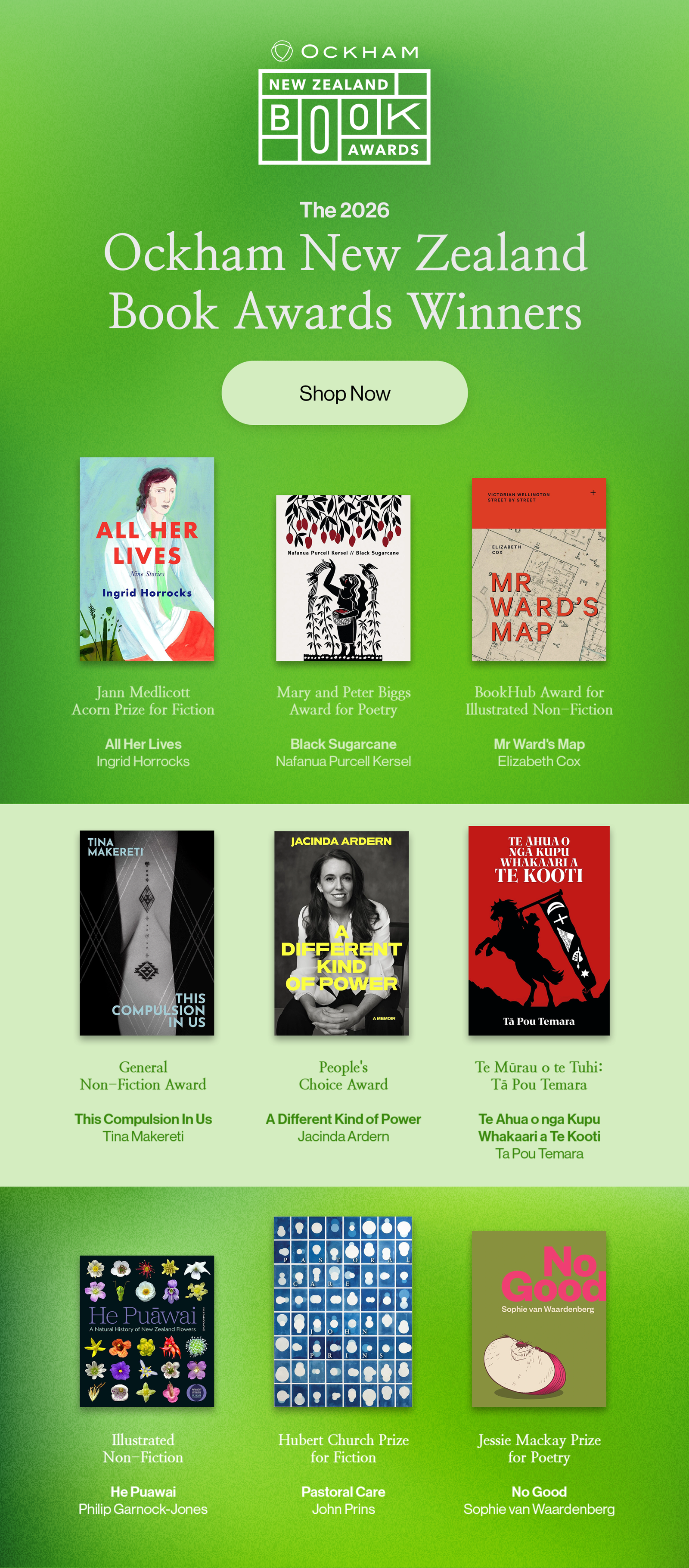 The Nile: The 2026 Ockham New Zealand Book Award Winners 🏆 | Milled